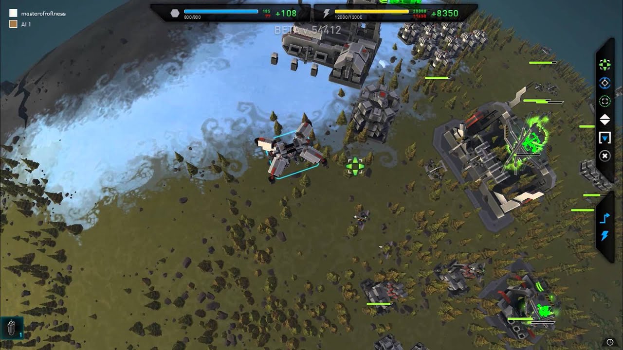 Planetary Annihilation Beta Tutorials : How to use the Lander - YouTube