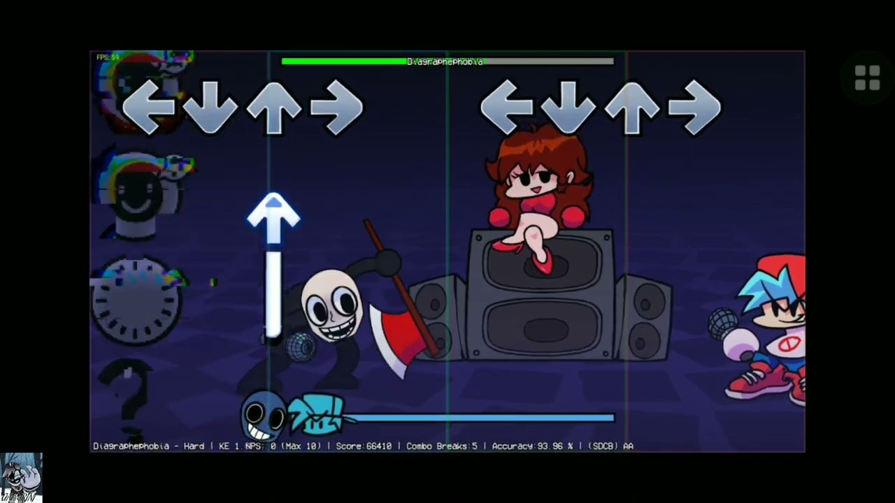 FNF mod vs ETELED android - YouTube