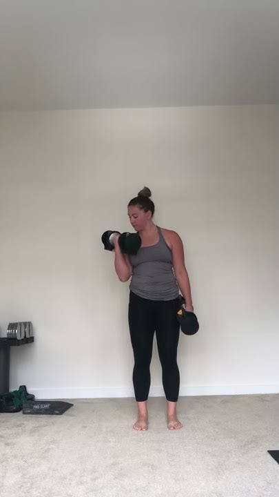 Alternating dumbbell bicep curl with supination - YouTube