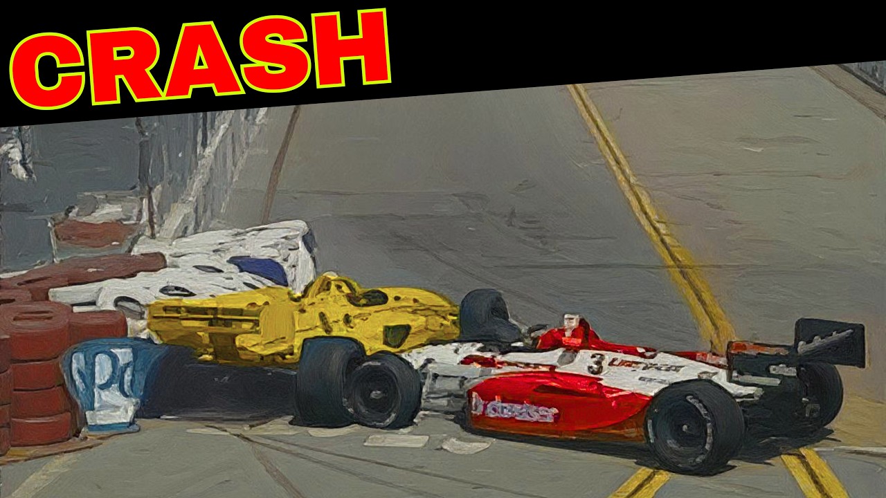 Gil de Ferran and Paul Tracy Crash (1995 CART Long Beach) - YouTube