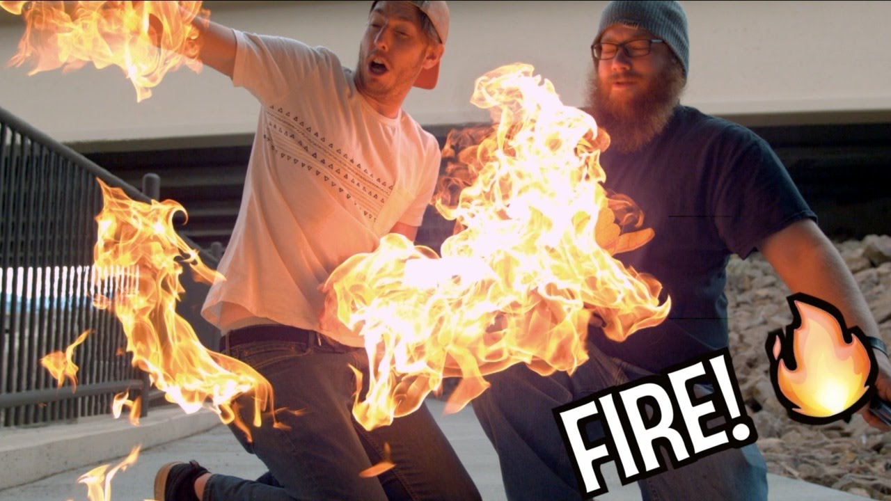 HE SET ME ON FIRE! - YouTube