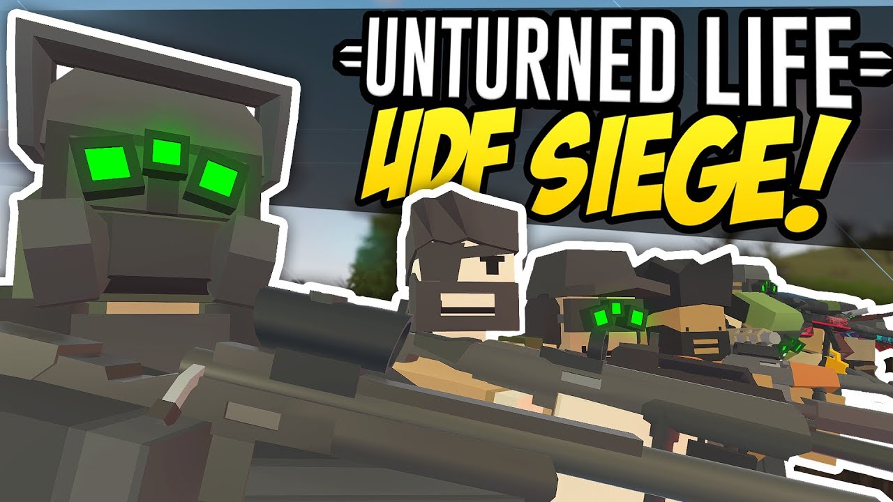 UDF SIEGE - Unturned Life Roleplay #248 - YouTube