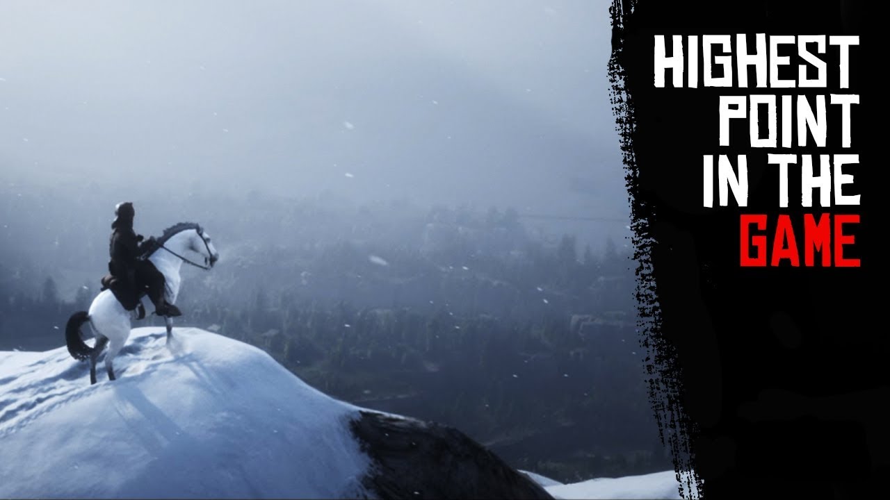 Almost the Highest Point in Red Dead Redemption 2 - YouTube