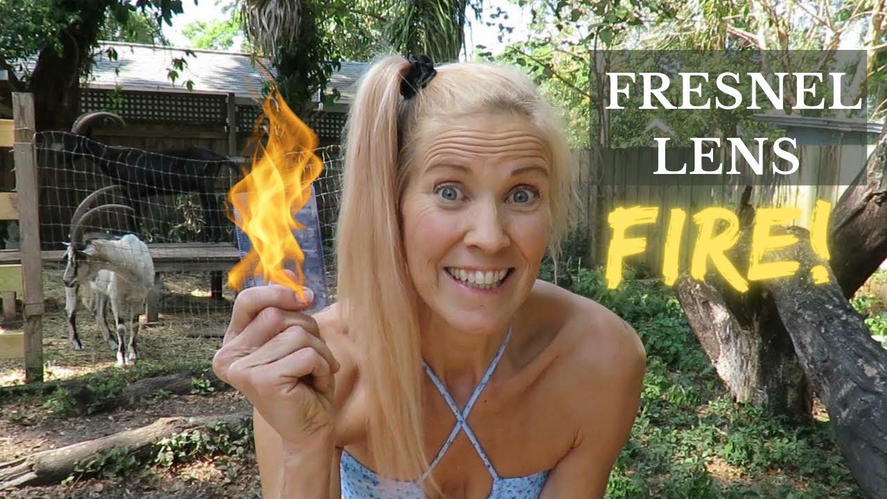 Starting a Fresnel Lens Fire - YouTube