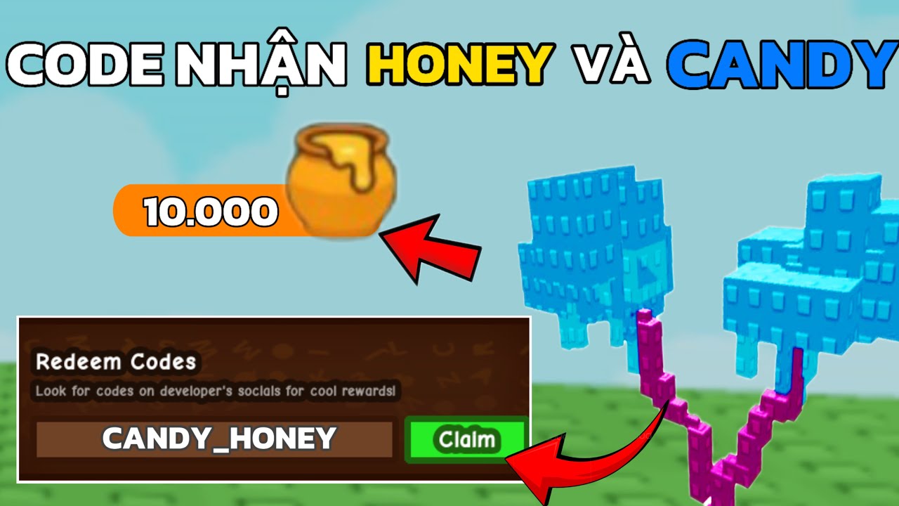 Code Grow A Garden Mới Nhất Nhận Cây Candy Blossom Và 2500 Honey Miễn ...