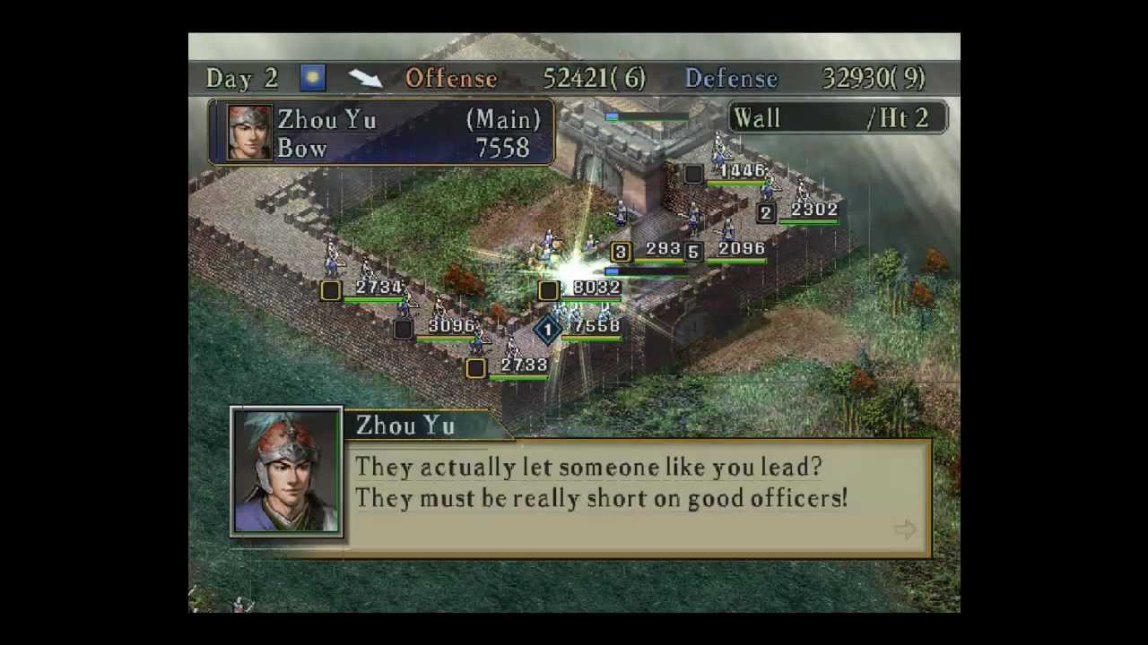 Let's Play ROTK X 029: Through Man Chong's mercy, Zhou Yu lives to ...