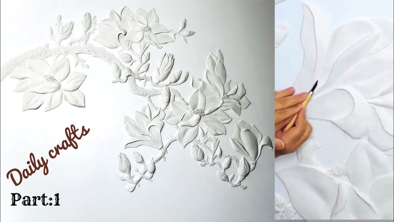 Bas-relief of Magnolia wall decoratior The Making of Magnolia Homeنقش ...