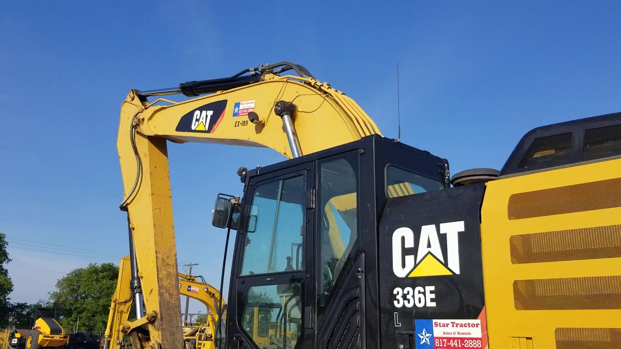Caterpillar 336EL Excavator for Sale - YouTube