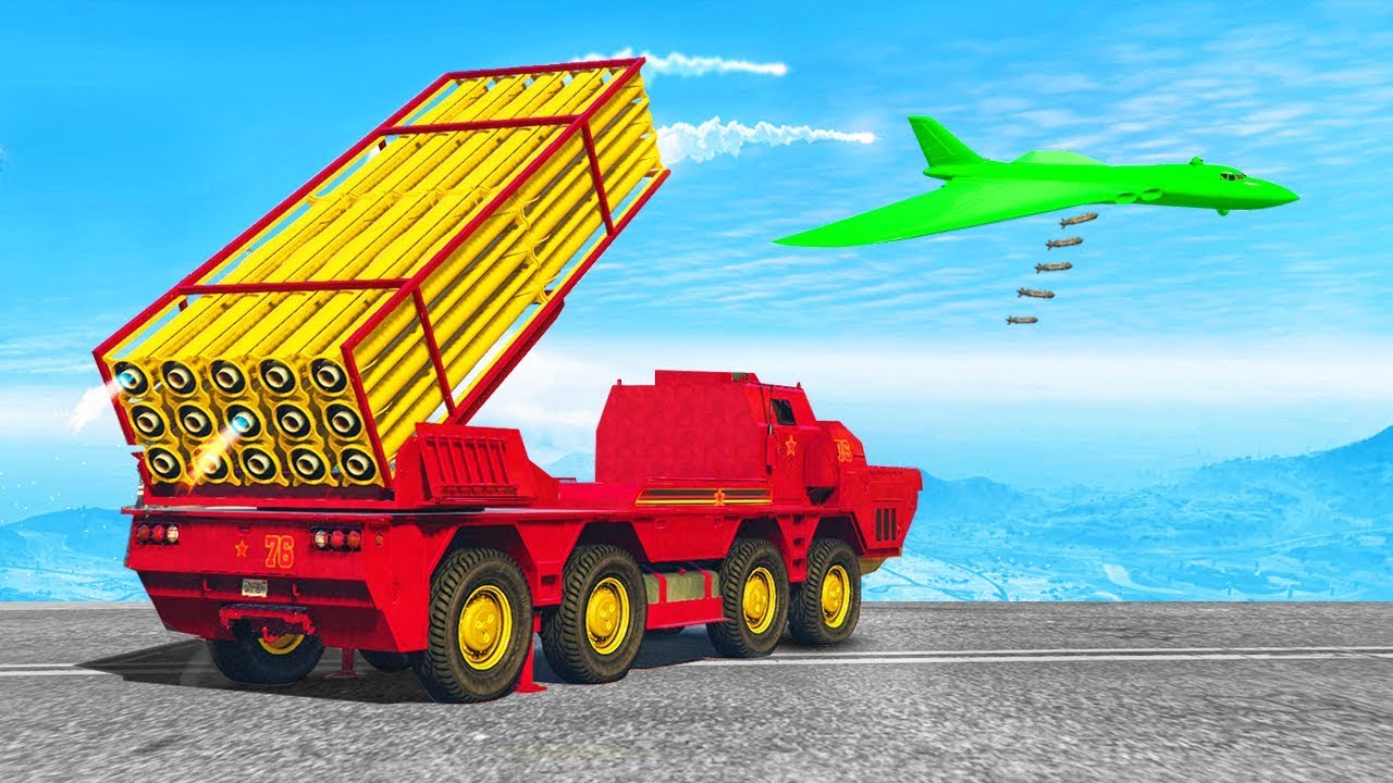 MASSIVE MISSILE LAUNCHER TRUCK! (GTA 5 DLC) - YouTube
