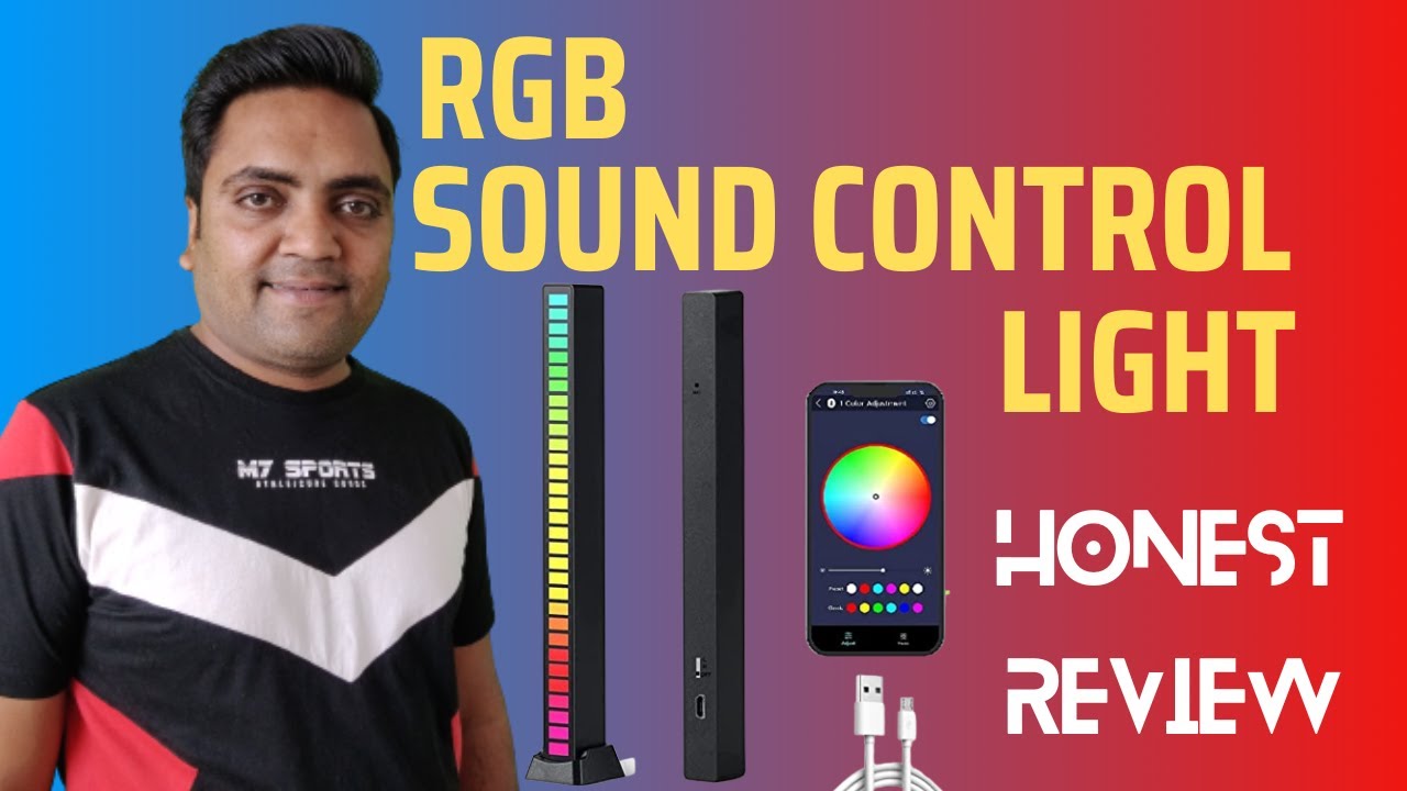 Rhythm light bar honest review | Sound activated colourful led lights ...