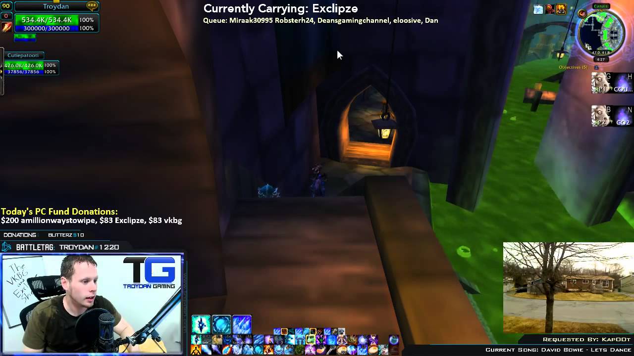 Troydan Dumps Milk on his Head - YouTube