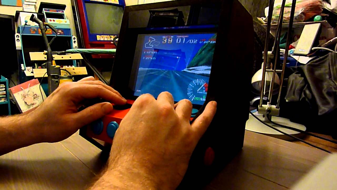 RIDGE RACER MINI ARCADE MACHINE - YouTube