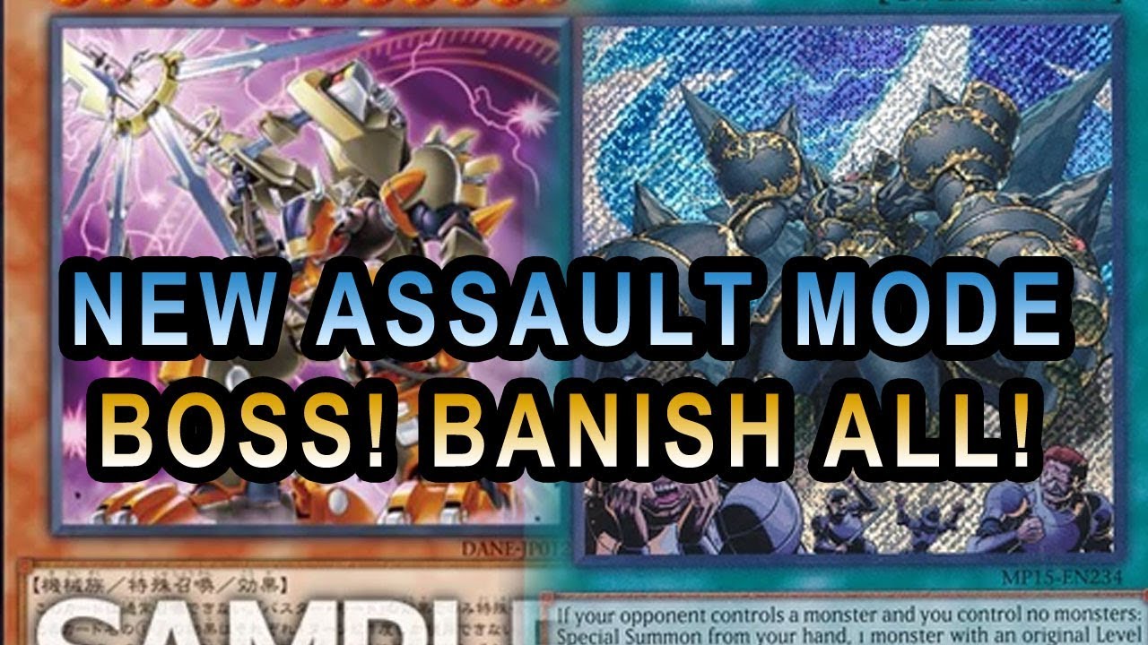 New Assualt Mode Yugioh Boss Monster T.G. Halberd Cannon/Assault Mode W ...