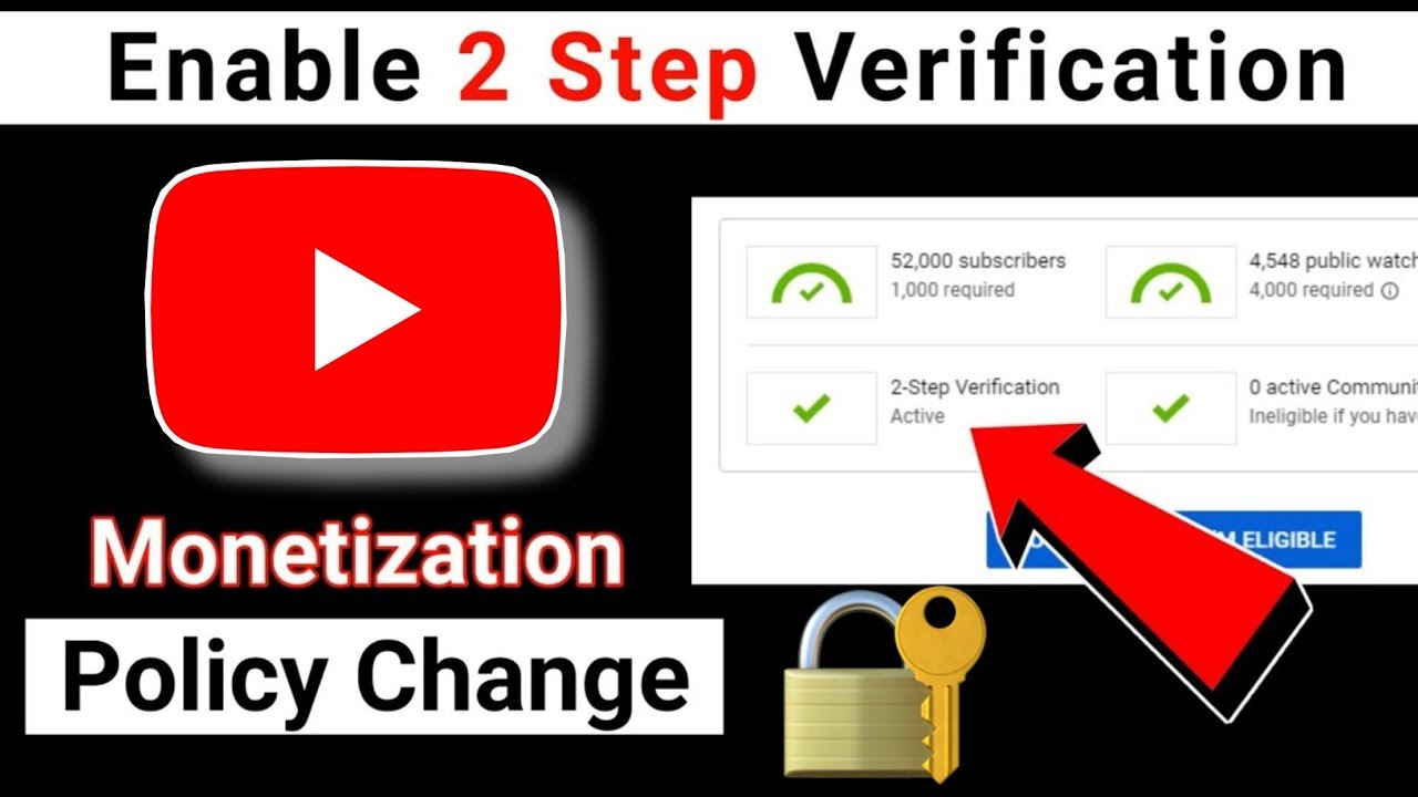 2 step verification youtube channel || - YouTube