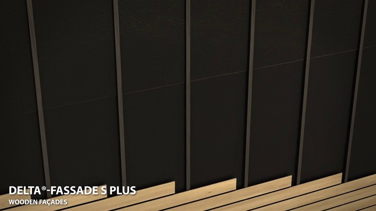 DELTA FASSADE S PLUS вітрозахисна мембрана для фасадів - YouTube