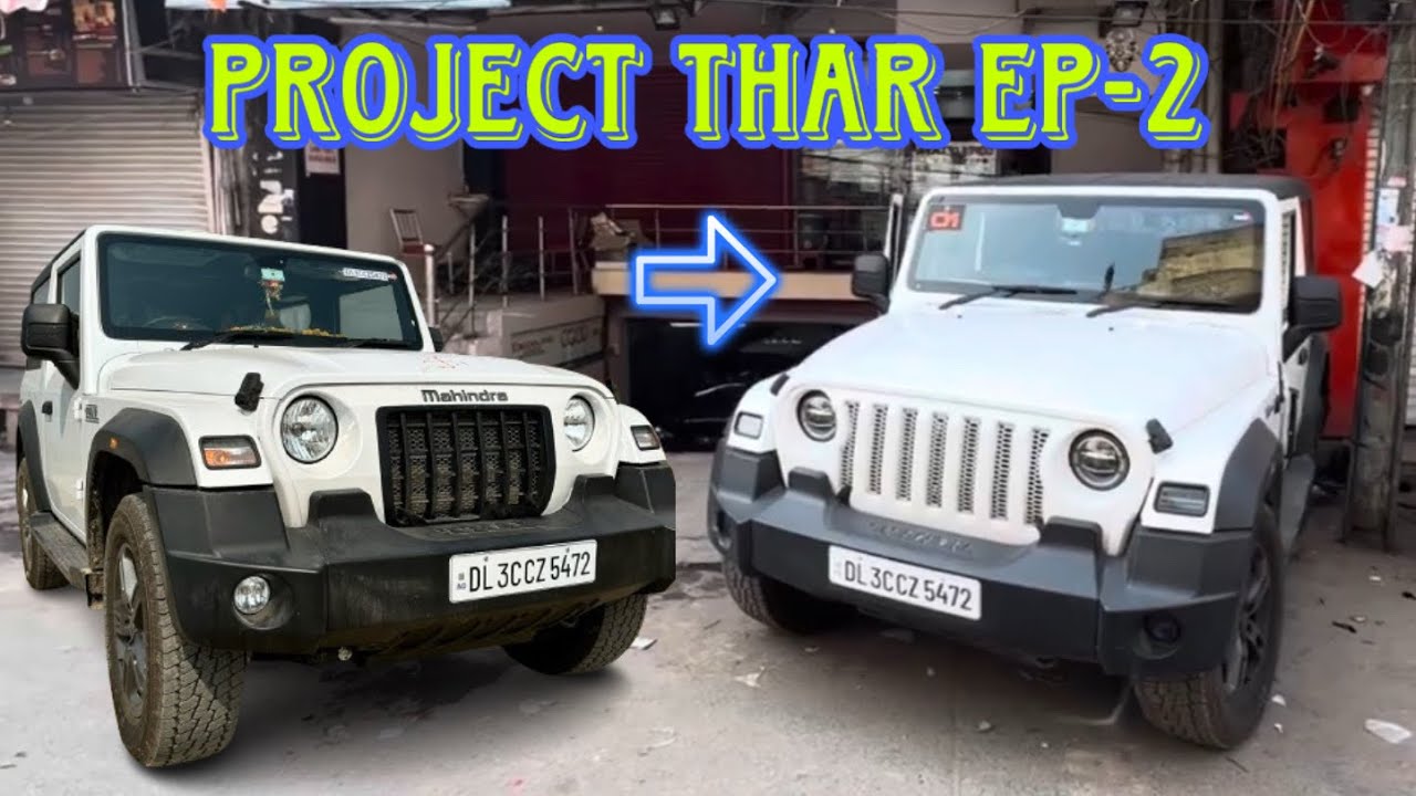 Mahindra Thar EP2: Exterior Mods & Dashcam Upgrade | Mahindra Thar ...