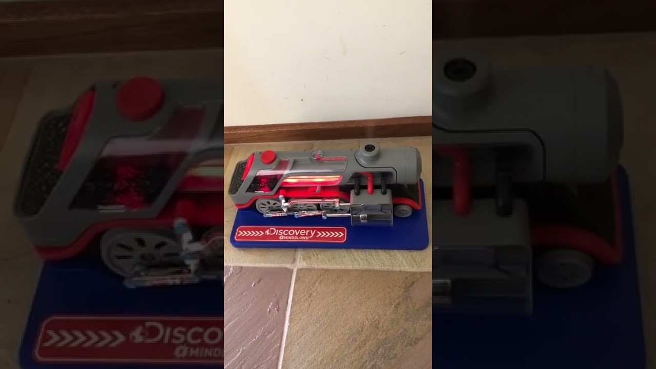 Discovery Mindblown Model Steam Engine 54 piece train build kit - YouTube