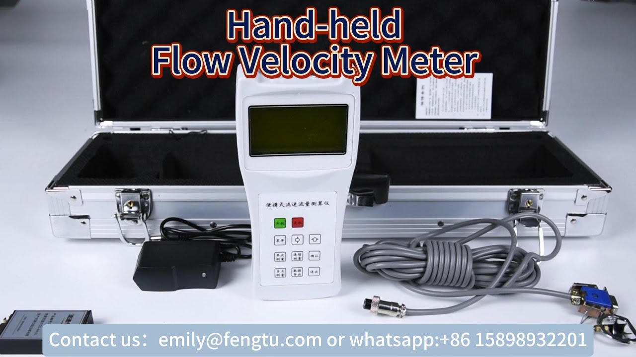 FT-LS300-A Portable current meter - YouTube