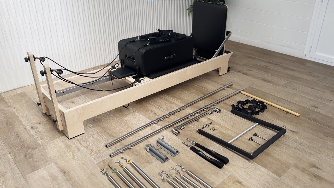 Assembly Instructions: Wooden Reformer with Tower | Elina Pilates - YouTube