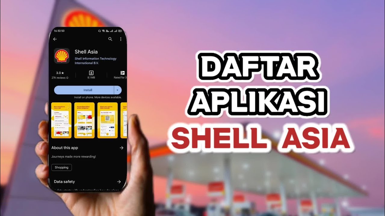 Cara Daftar Shell Asia | Isi Minyak di Shell Guna Aplikasi - YouTube