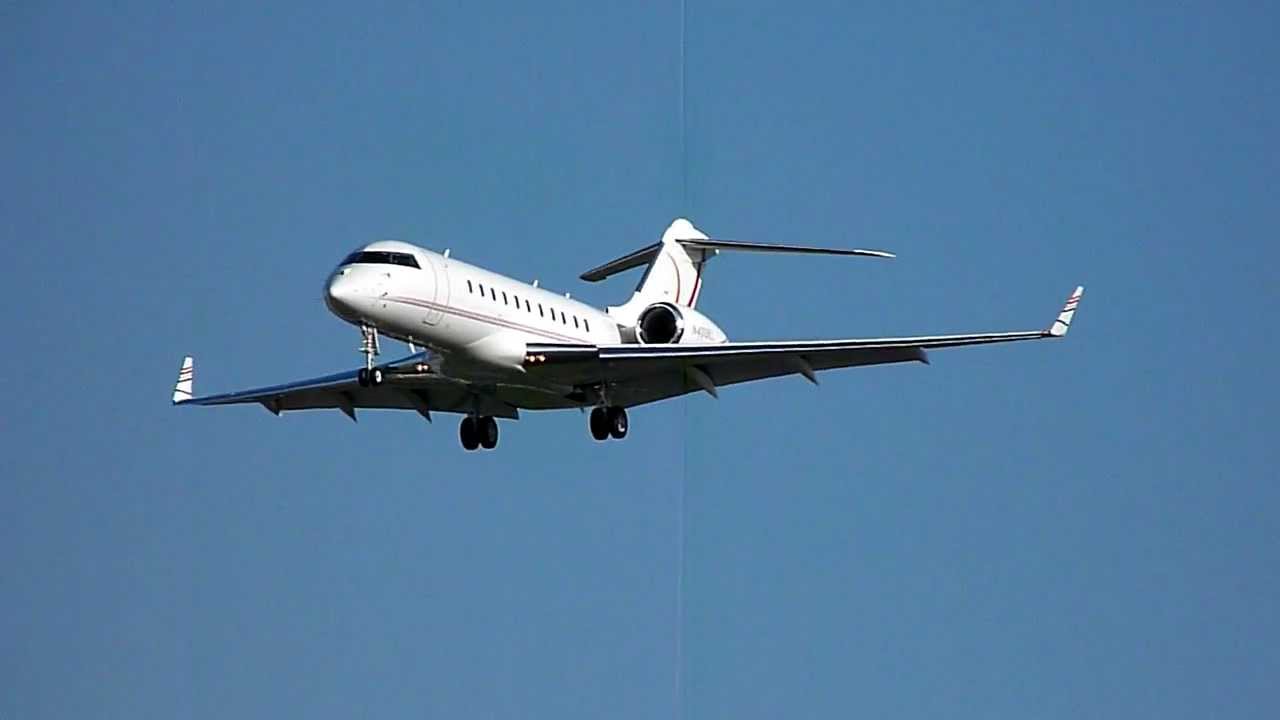 HD Global Express Bombardier BD-700 1A11 Global 5000 [N468KL] Lands at ...