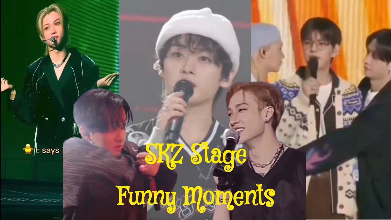 SKZ Stage Funny Moments 🤣🤣🤣🤣🤣 || STRAY KIDS Funny Videos || Skzedits ...