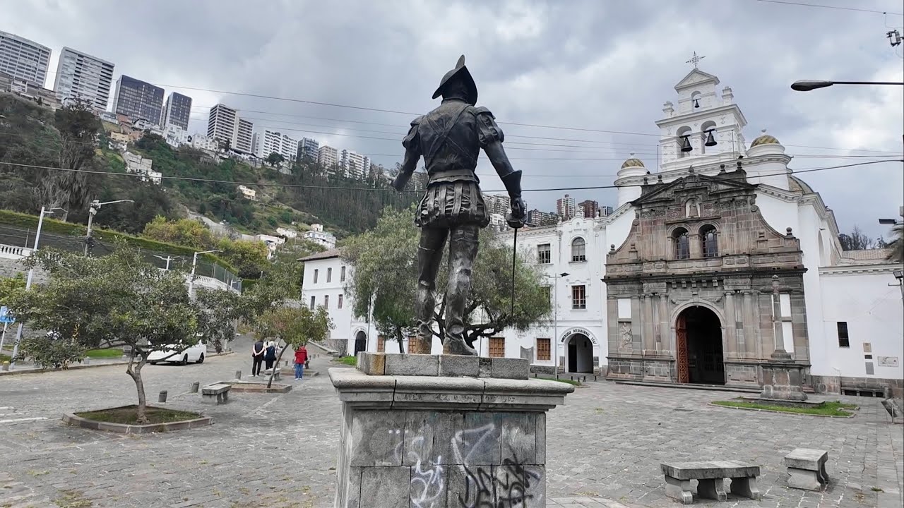 The High Altitude Of Quito Ecuador - Aerial Tram To Volcano & Virgin Of ...