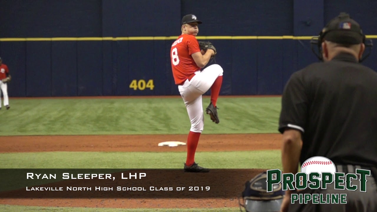 Ryan Sleeper, LHP, Lakeville North High School Class of 2019, Pitching ...