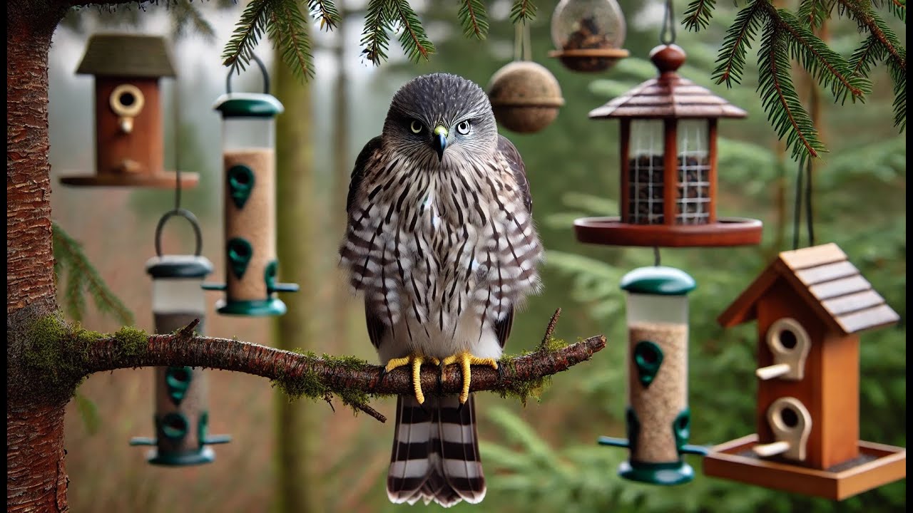 Hungry, Grumpy & Very Vocal Cooper's Hawk! - YouTube