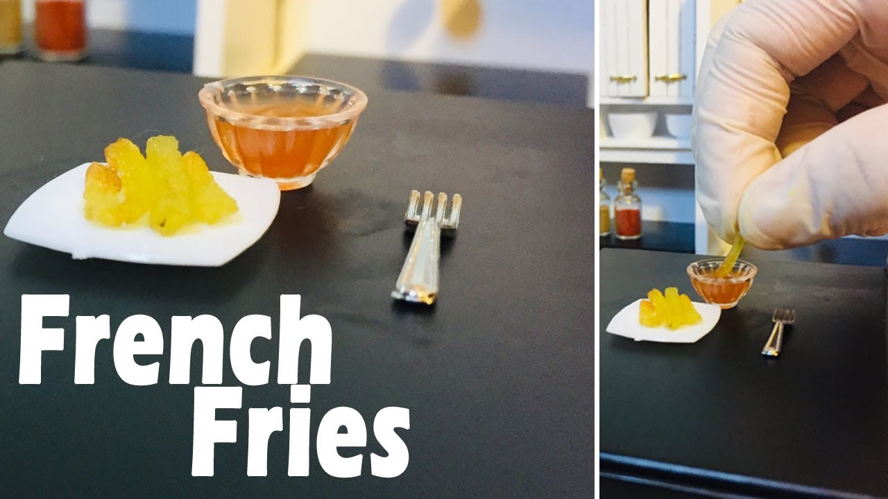 Miniature French Fries | Miniature cooking | Homemade French Fries ...