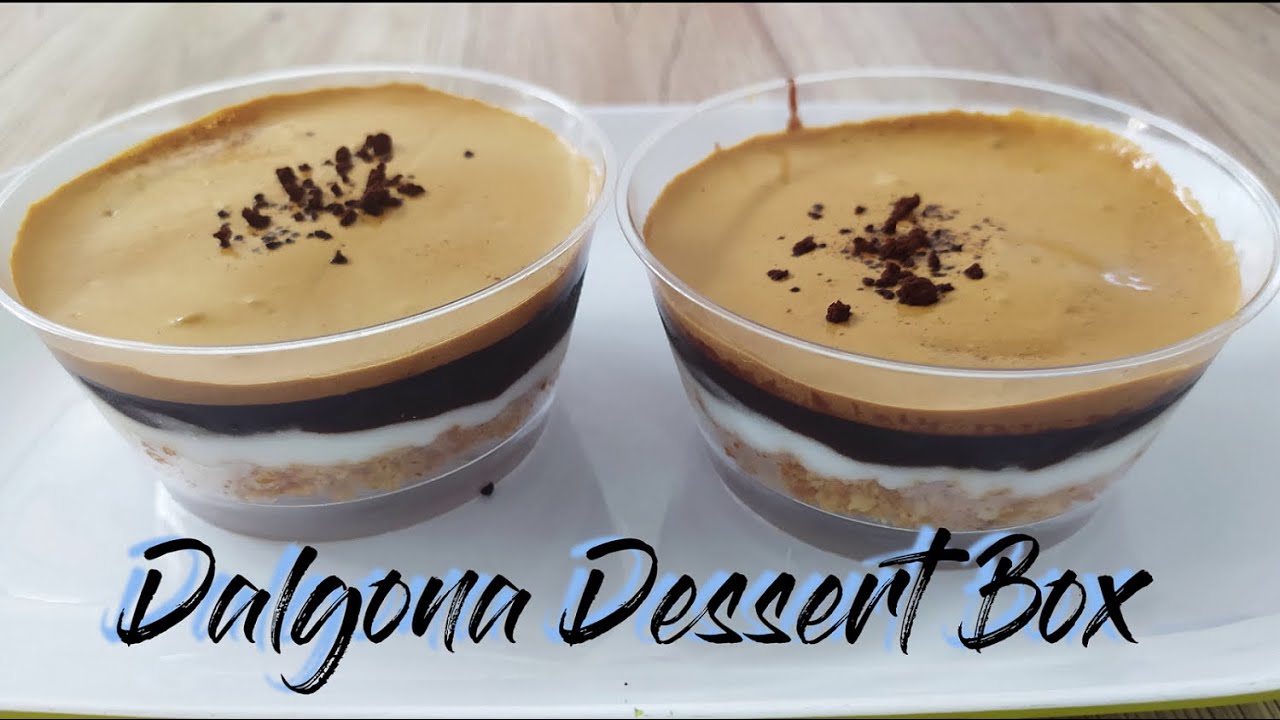 DALGONA DESSERT BOX LUMEERRR !!! - YouTube
