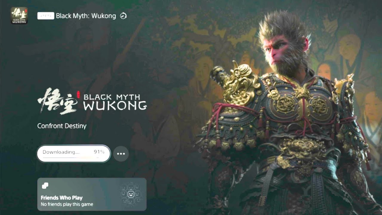 Black Myth Wukong - The Epic Preload PS5 Main Menu Theme - YouTube