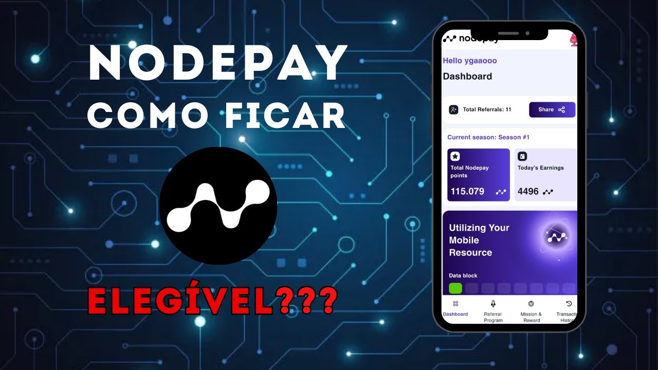NODEPAY: PASSO A PASSO DE COMO FICAR ELEGÍVEL PARA SACAR O AIRDROP ...