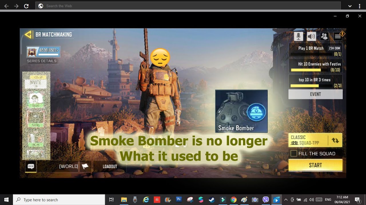 Codm please fix Smoke Bomber Class | Call of Duty Mobile - YouTube