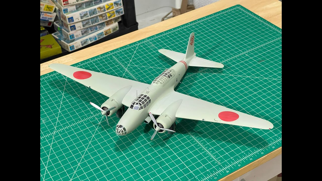 Full Built ICM Ki 21 Ib Sally Japanese Heavy Bomber 1/48 Scale Model ...