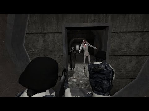 A double kill and a dead guard in SCP Containment Breach - YouTube