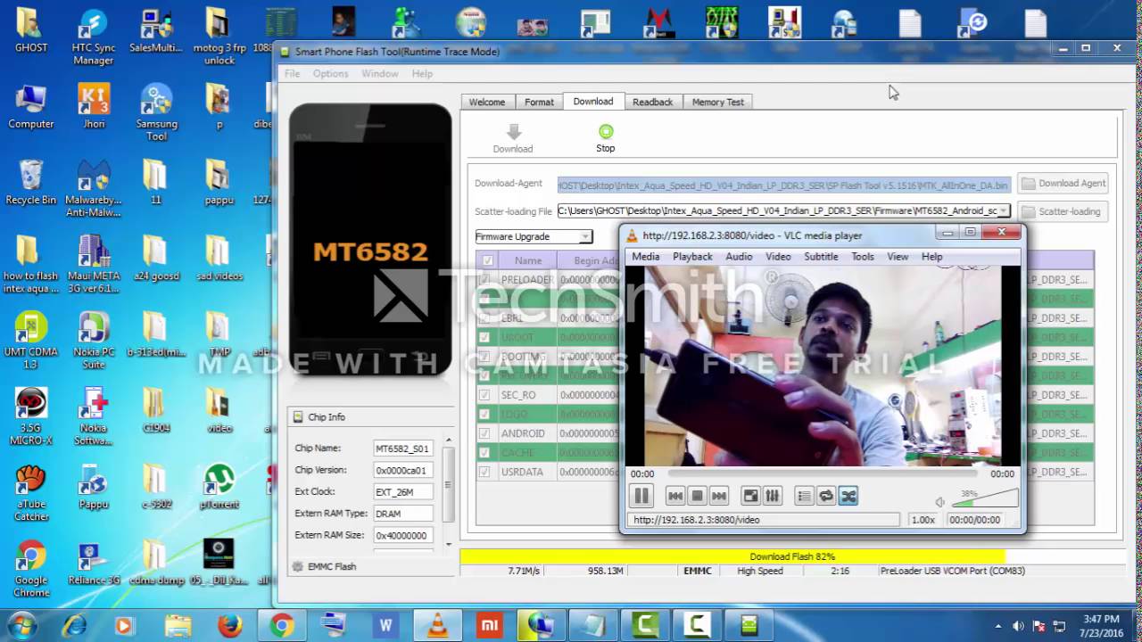 how to flash intex aqua speed hd - YouTube