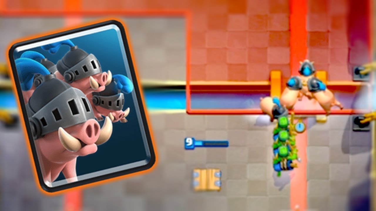 DECK ROYAL HOGS! CLASH ROYALE POLSKA - YouTube