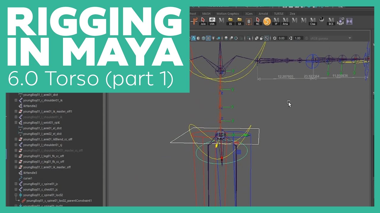 RIGGING IN MAYA - Corso di rigging in italiano - Lezione 6 - YouTube