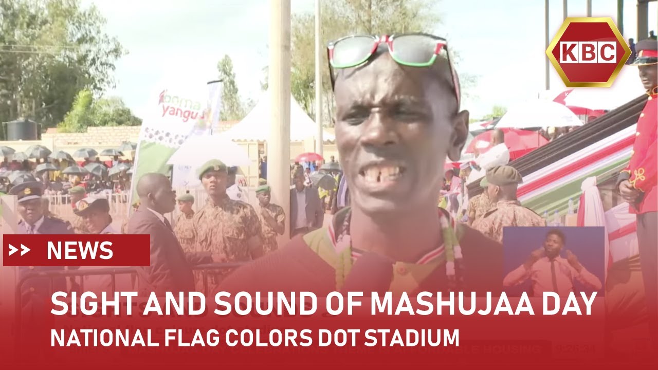 Sights and Sounds of Mashujaa Day: National flag colors dot stadium ...