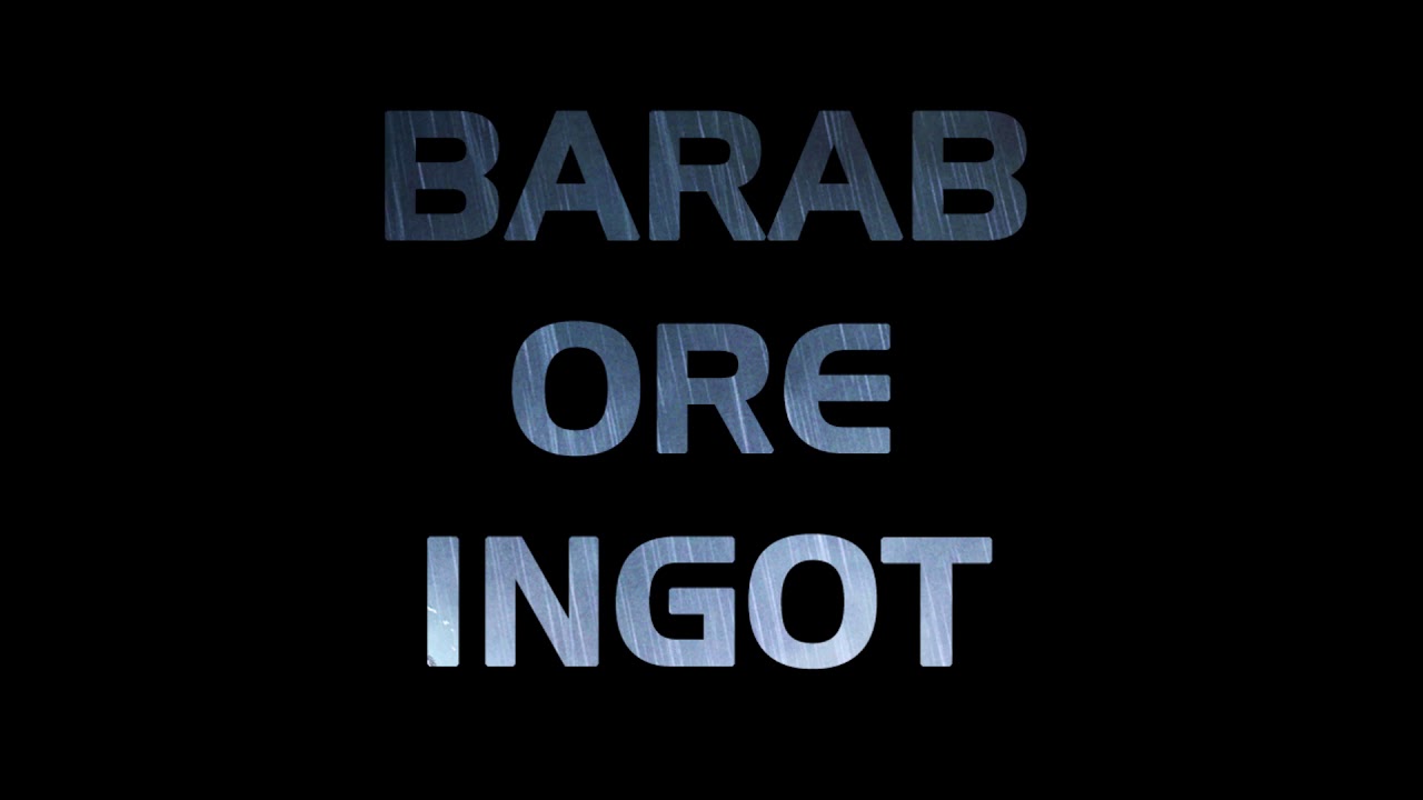 Barab Ore Ingot Saber Font - YouTube