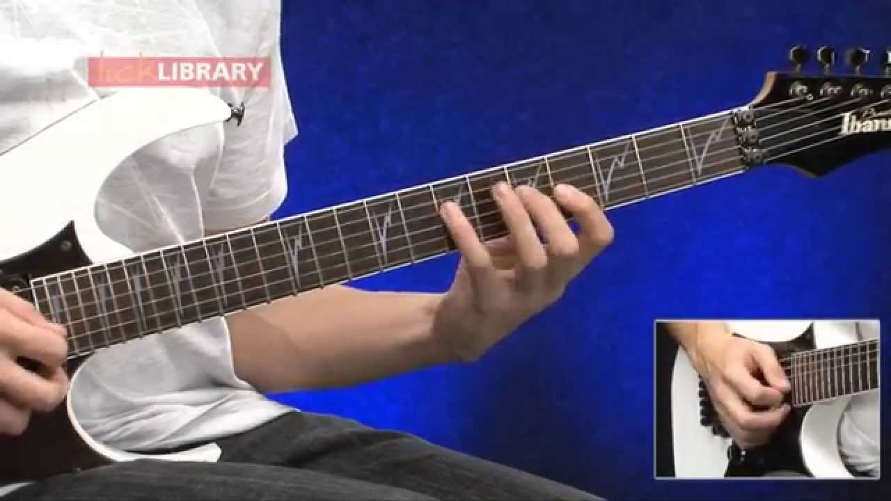 Legato Technique Hammer On / Pull Offs Developing Strength Guitar Lesson 1 Sample | Sam Bell ...