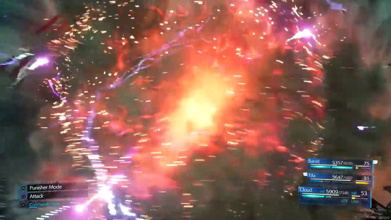 FFVII Remake Sephiroth Divine Proclamation attack. Zanar Aesthetics ...