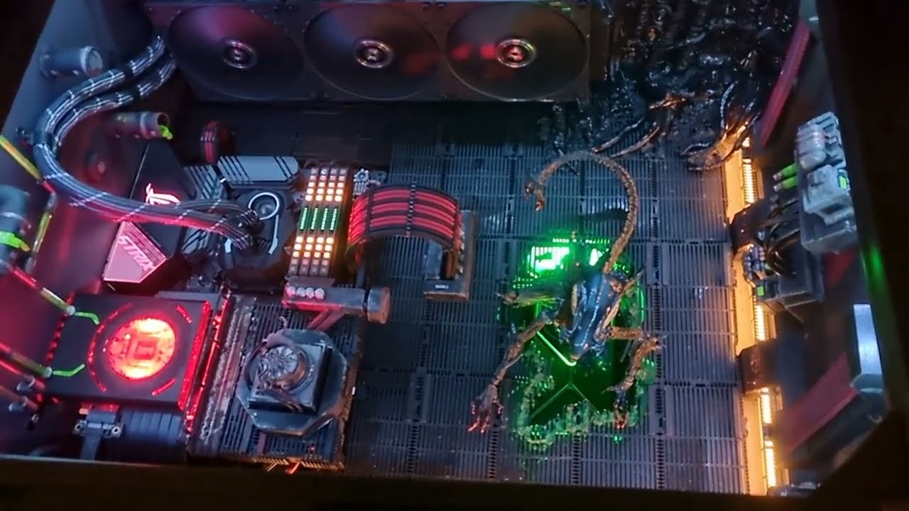 Alien Breach Custom PC Build - YouTube