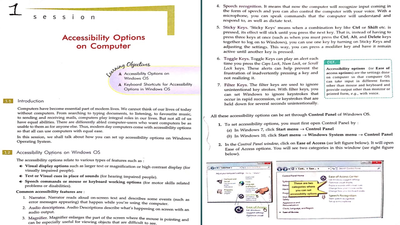 Accessibility Options 23 - YouTube