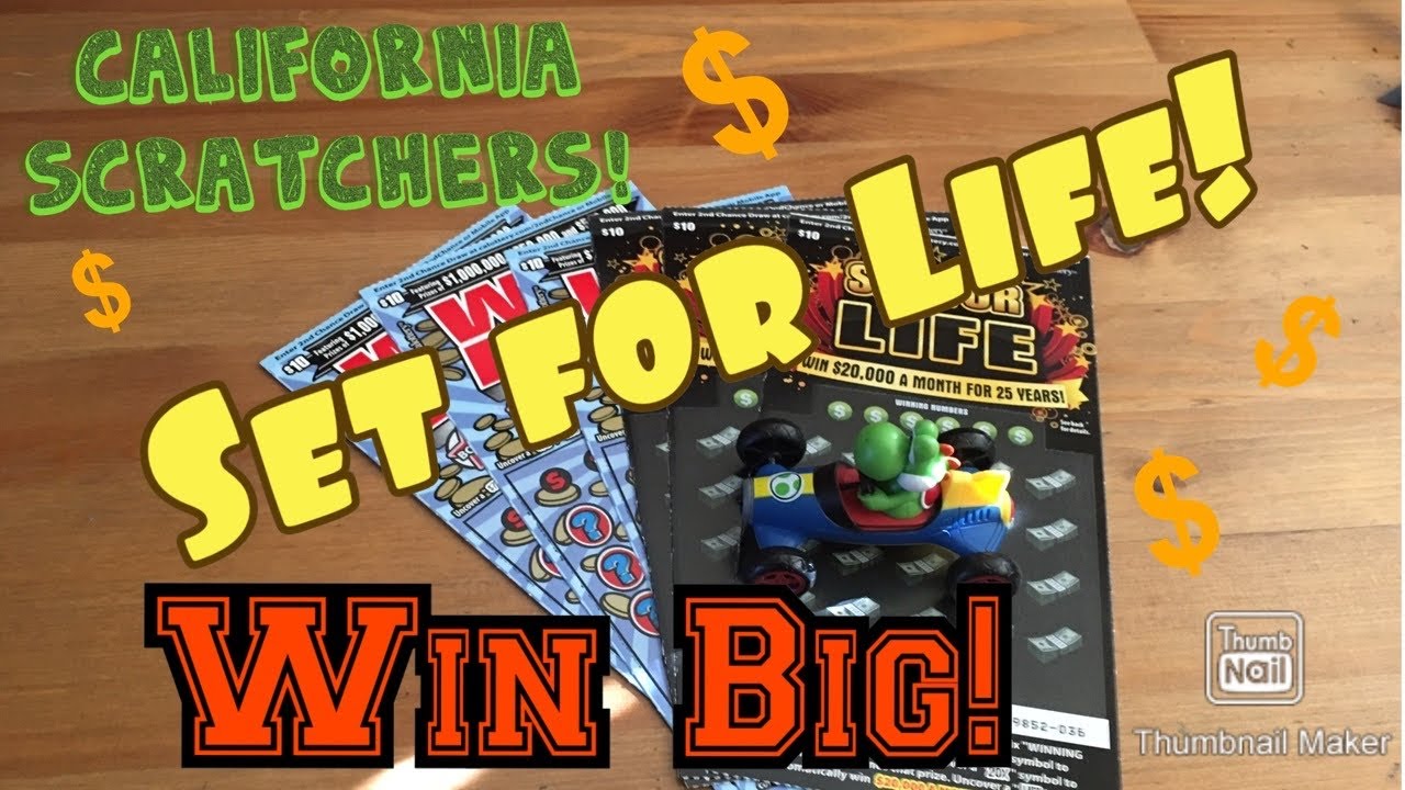 Win Big and Set for Life Tickets‼️ California Scratchers🍀🍀🍀 - YouTube
