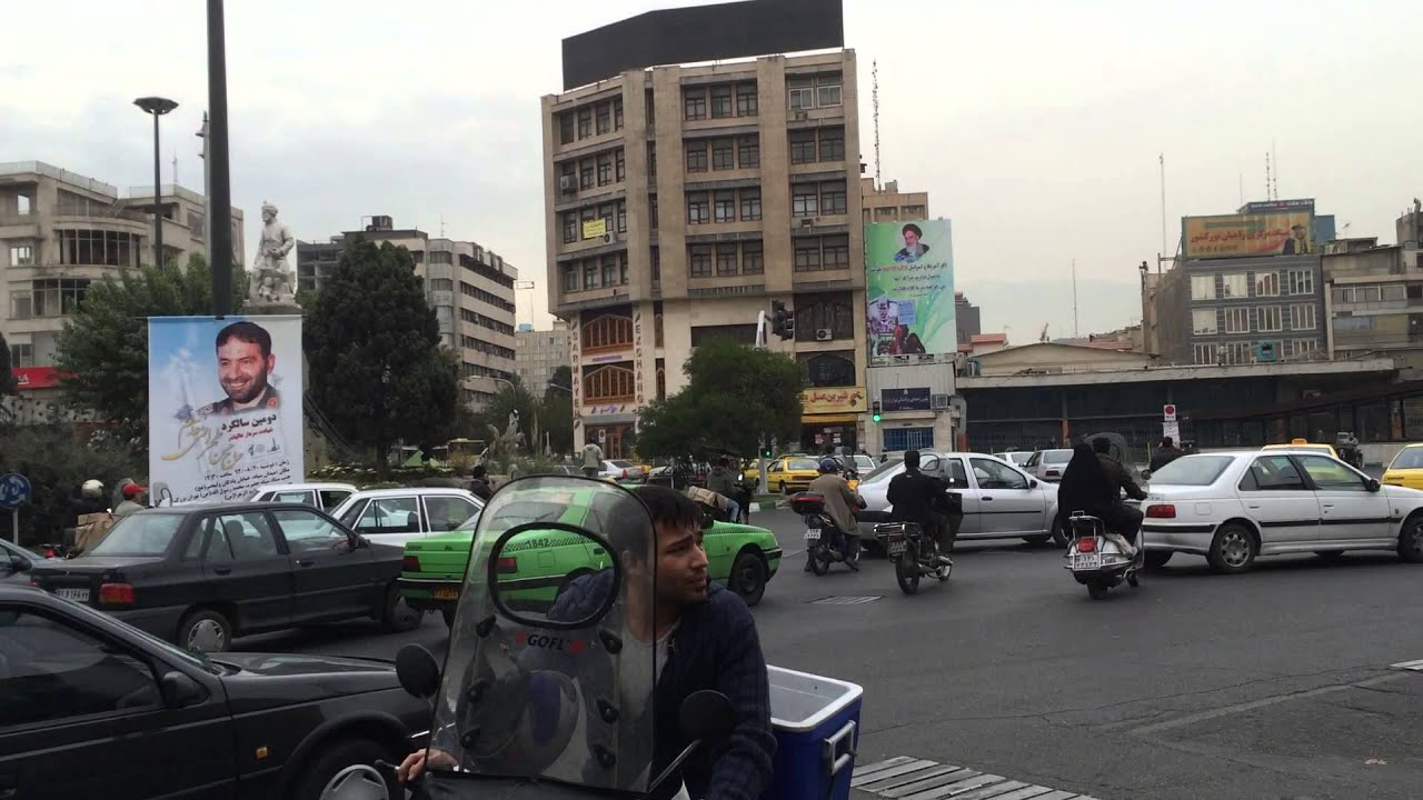 Nice Street Scene in Tehran IRAN - ‏تهران‎ - YouTube