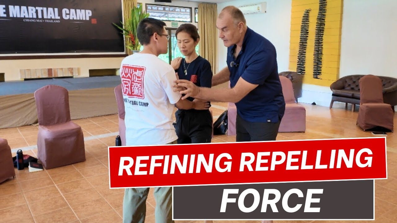 Refining repelling force | Elastic force chi kung - YouTube