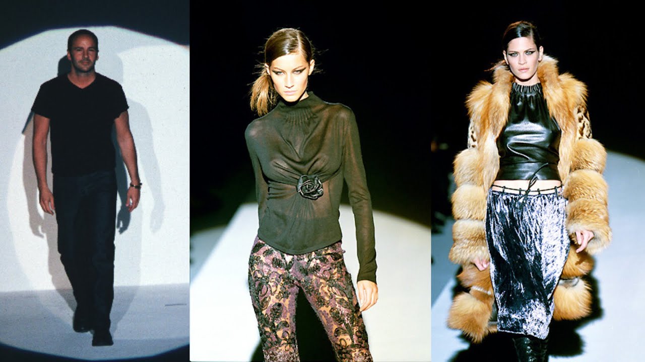 Gucci Fall 1999 With Tom Ford Interview - YouTube