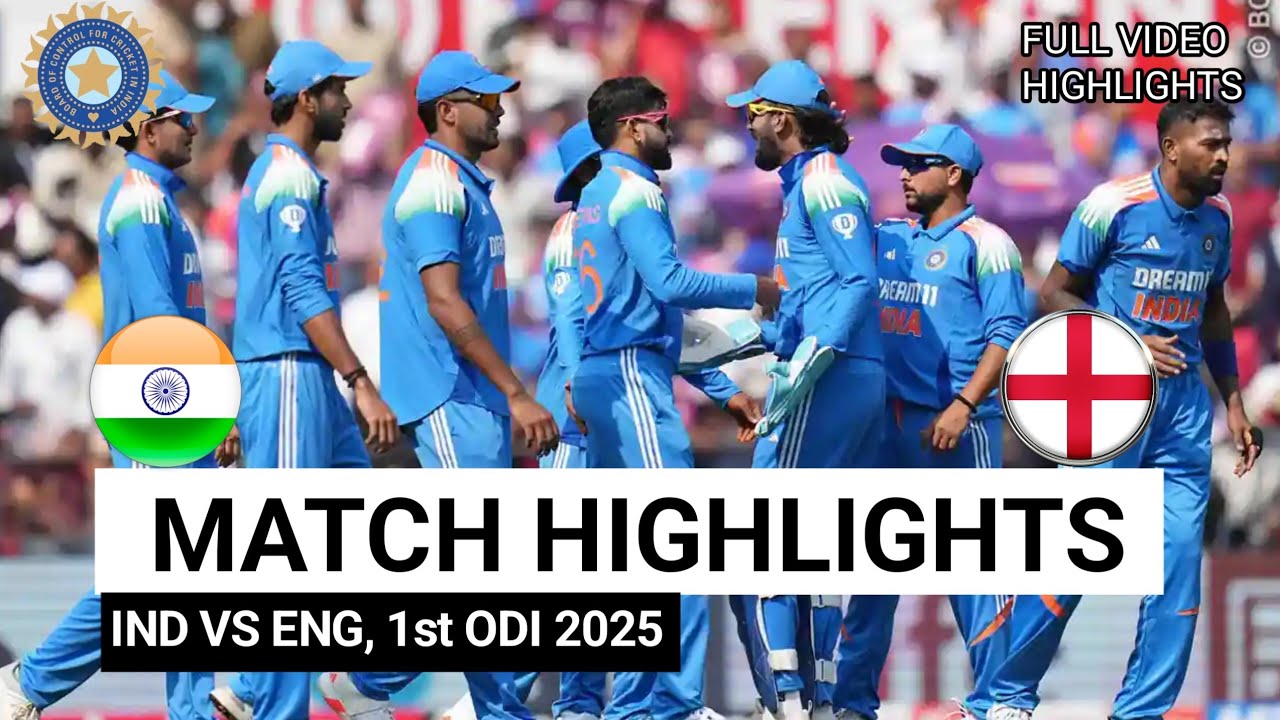 India vs England 1st odi Match Full Highlight 2025 । Ind vs Eng ...